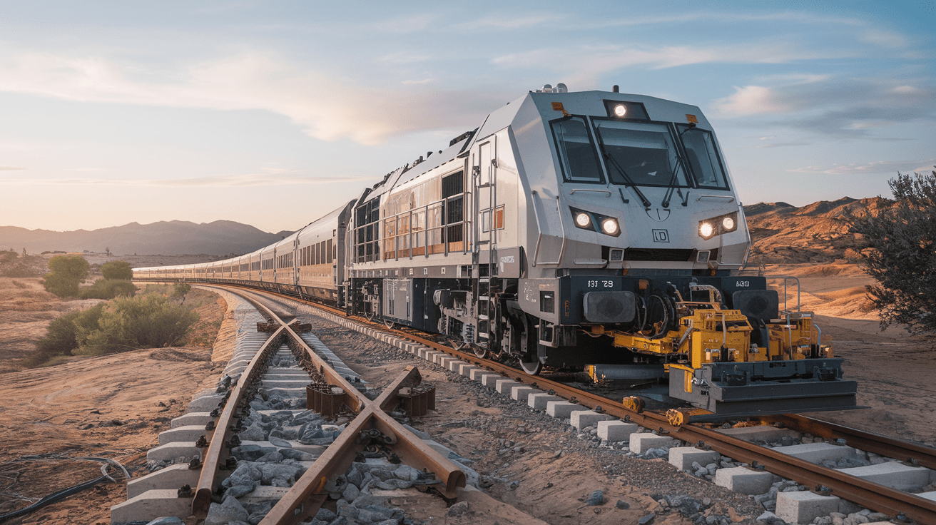 🚄 Innovation ferroviaire : des rails posés avec un train spécialisé ...